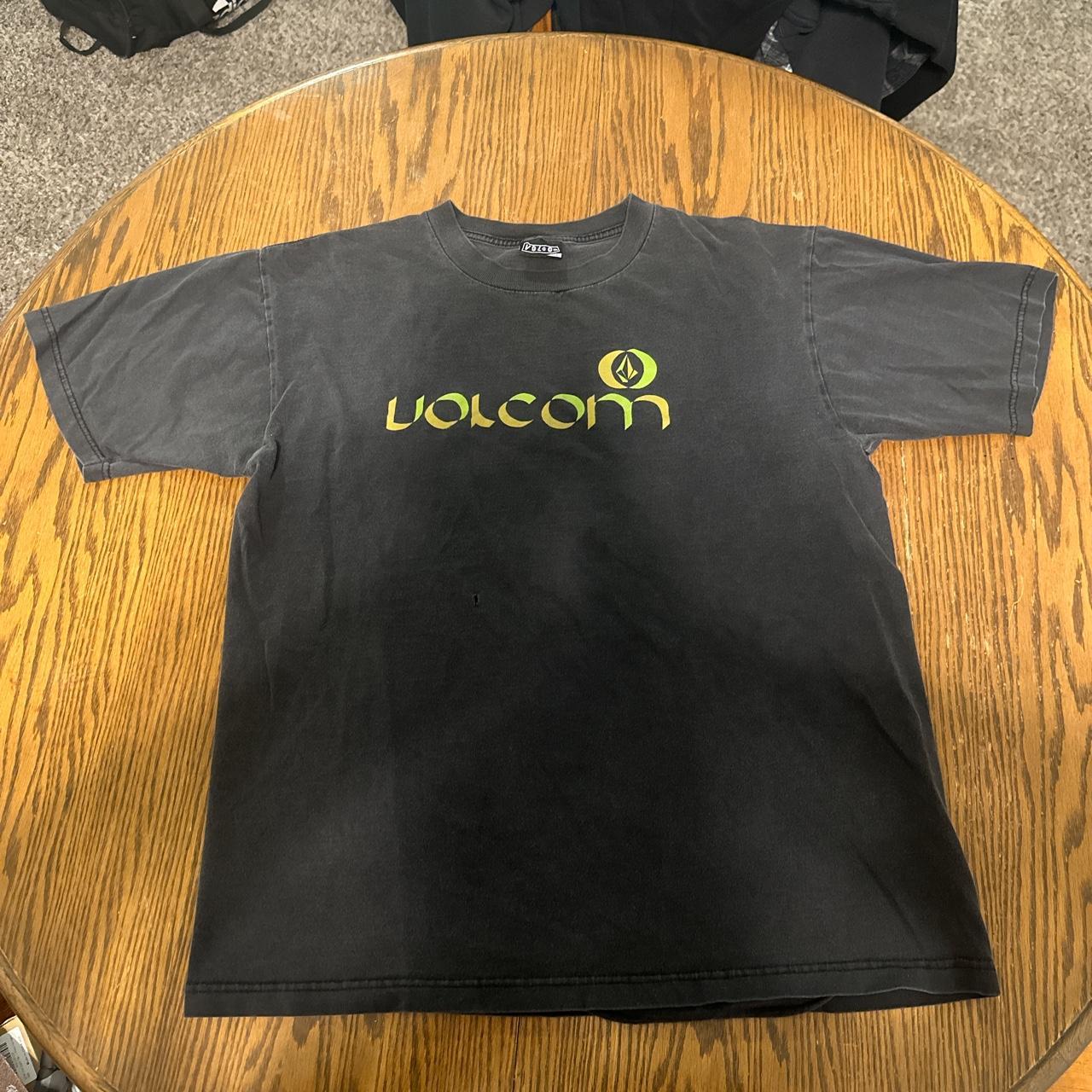 Black Volcom T-Shirt #Grey #Volcom #tshirt #y2k... - Depop