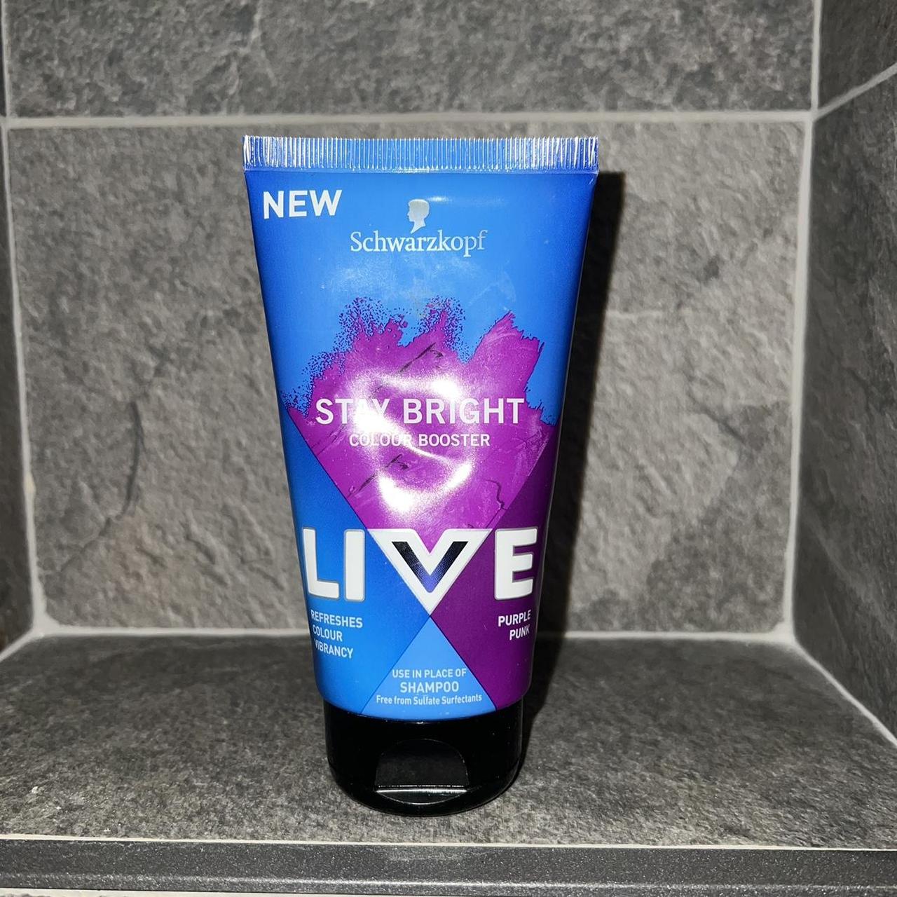 Schwarzkopf Live Stay Bright Colour Booster Purple... - Depop