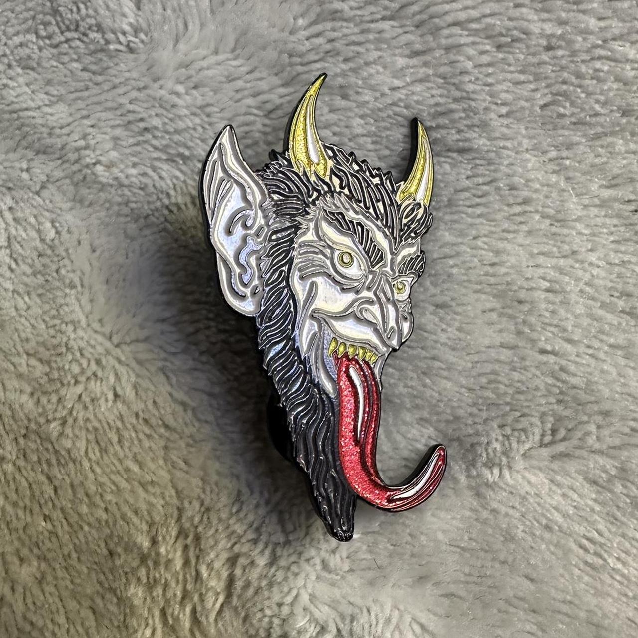 Devil pin 😈 Kreepsville 666 pin #devil #satan #pin - Depop