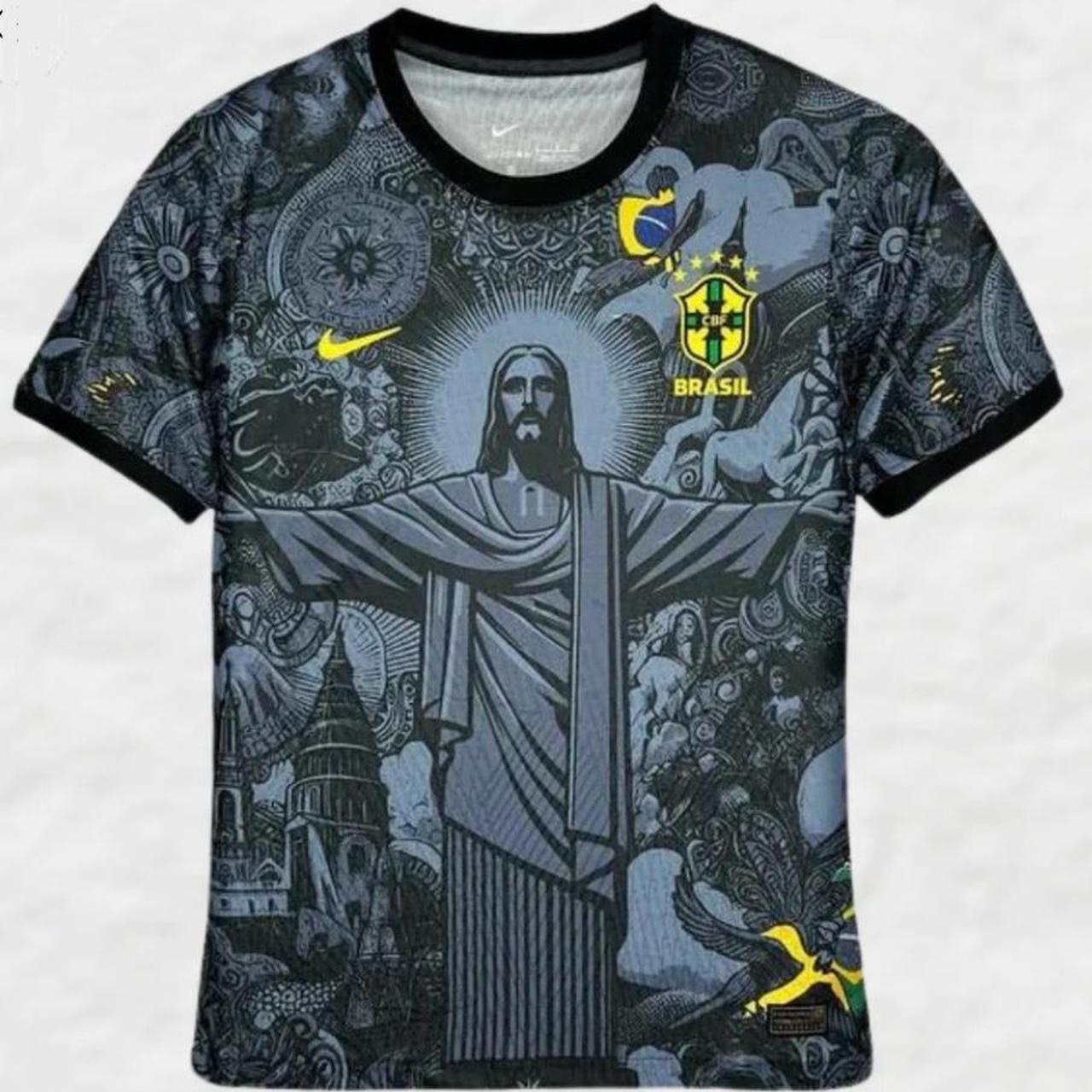 Brazil Jesus football shirt #football #brazil... - Depop