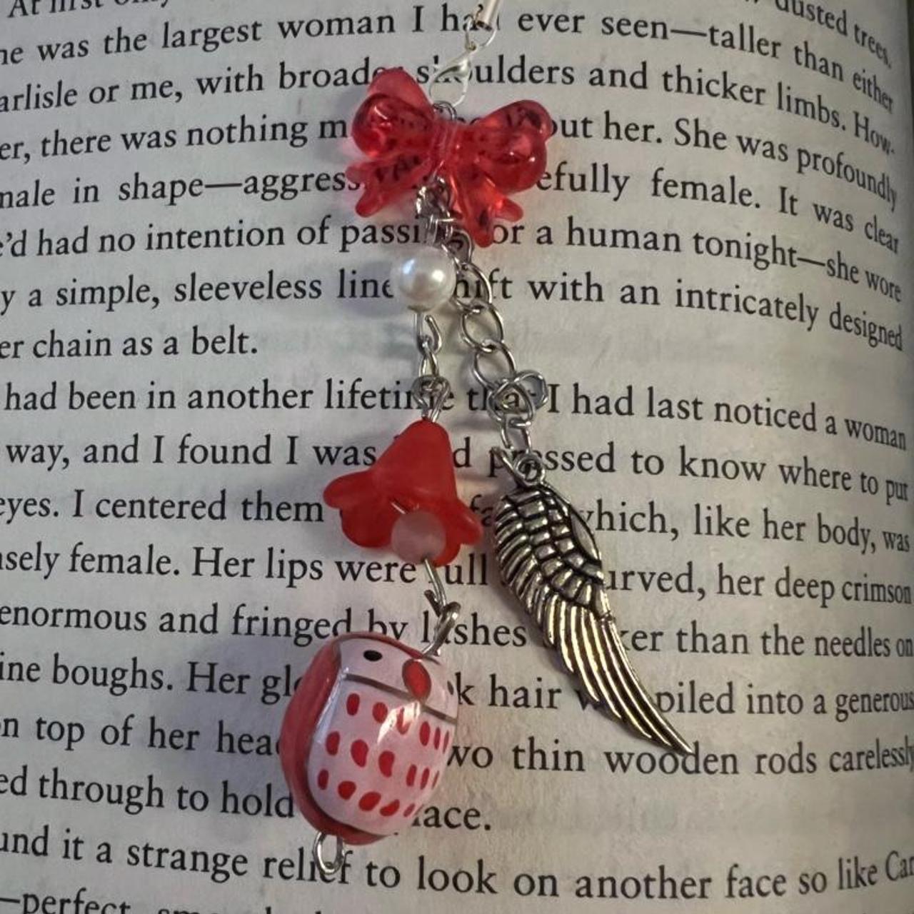 Red coquette owl keychain/phone charm ! ˚ ༘... - Depop