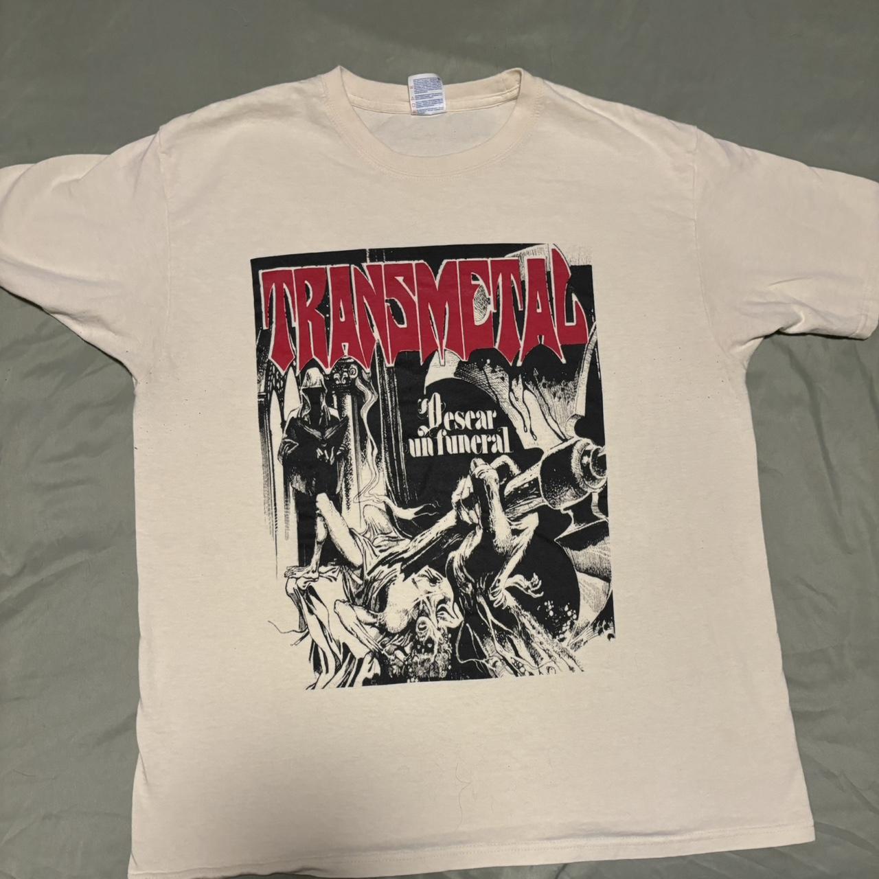 Transmetal band tshirt - Depop