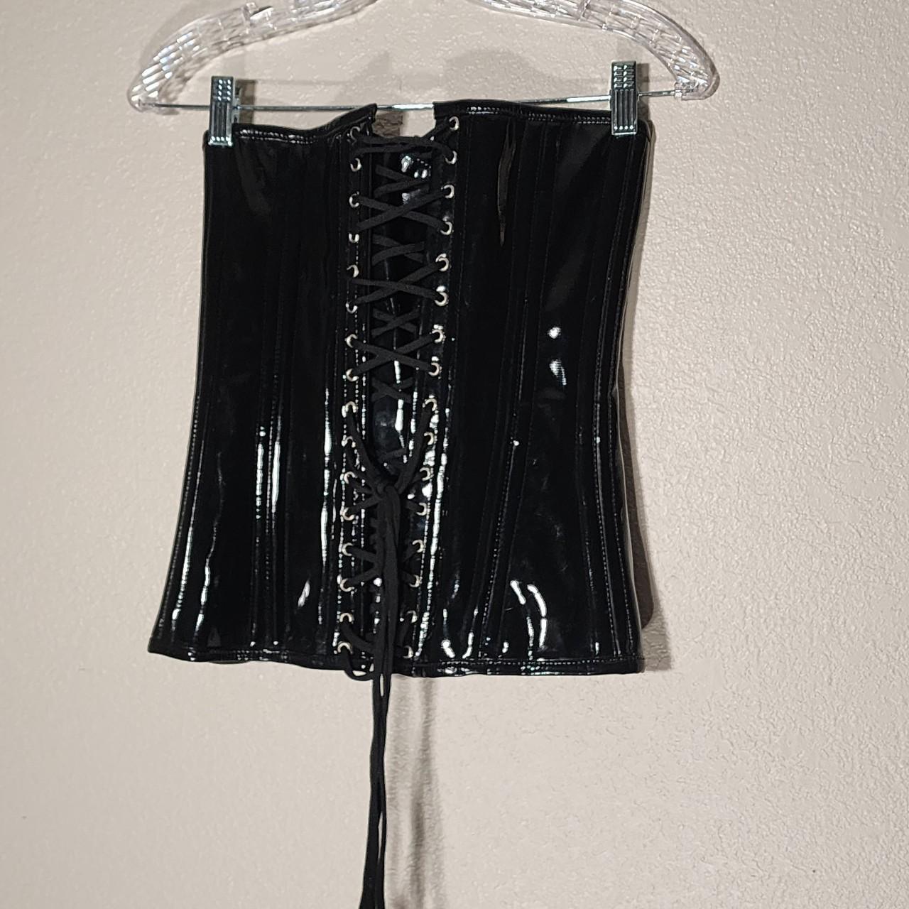 Unworn PVC corset. Thick & Dirable No flaws, in... - Depop
