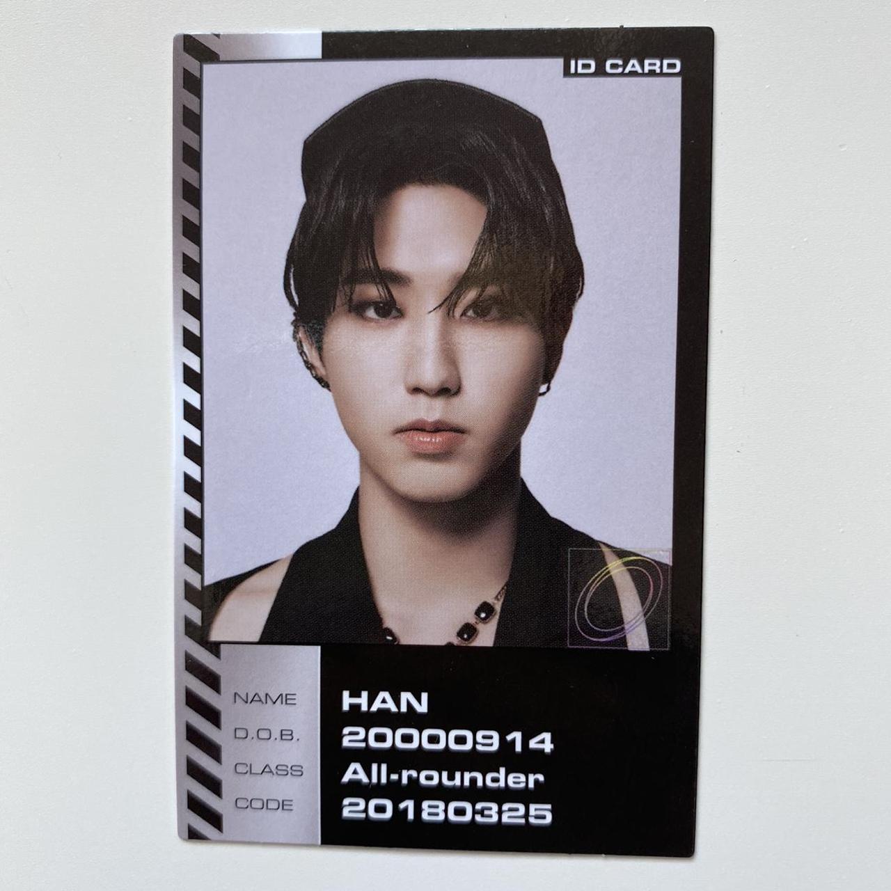 han oddinary id card pc stray kids han jisung id... - Depop
