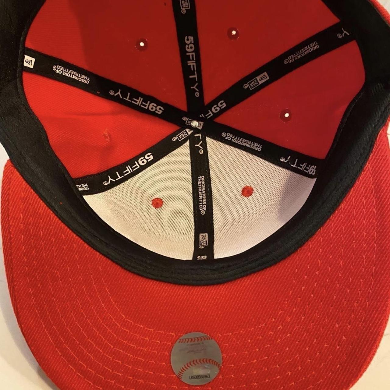 Betty Boop Yankees fitted cap size 7 1/8. Red color.... - Depop