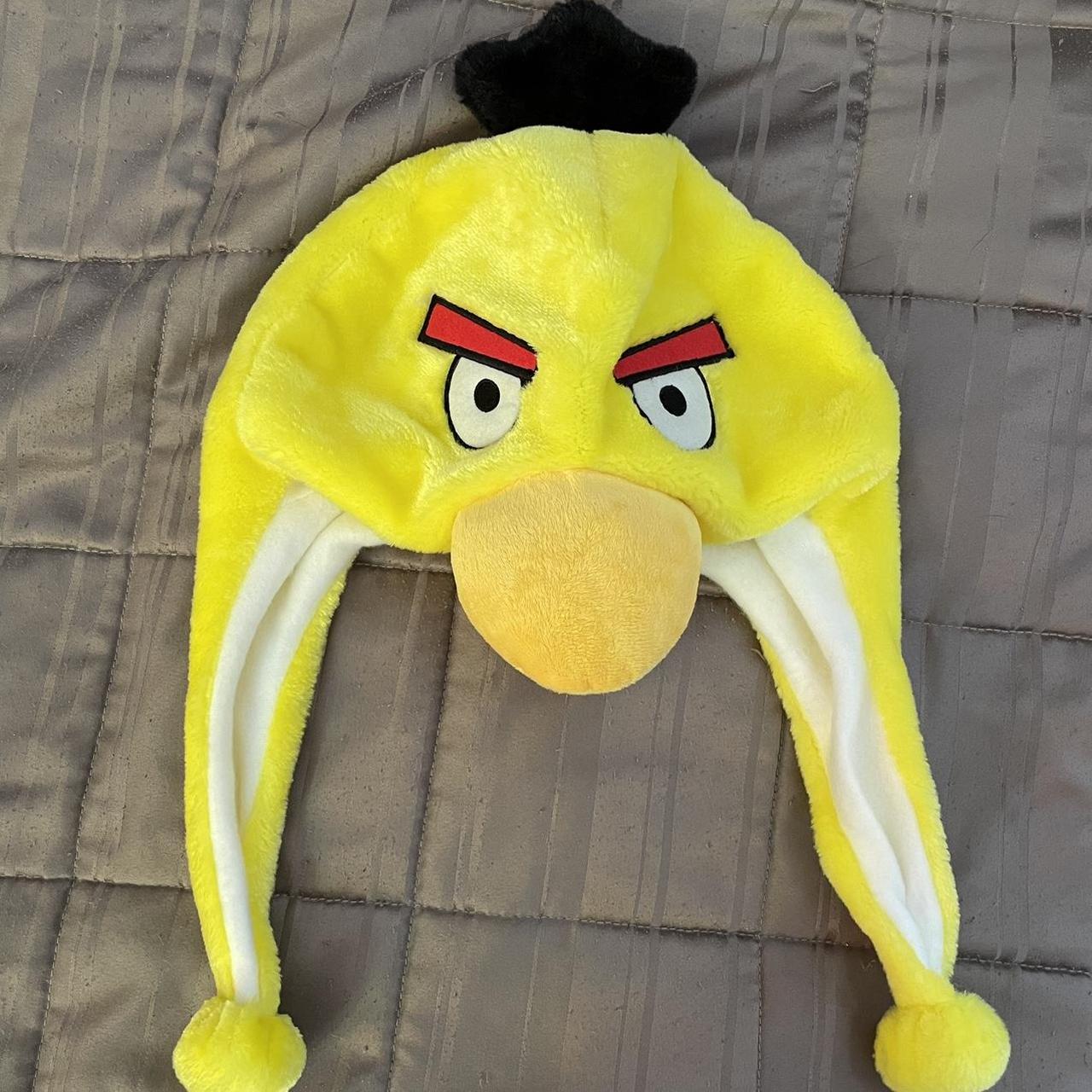 Angry birds winter hat, never worn, all sales... - Depop