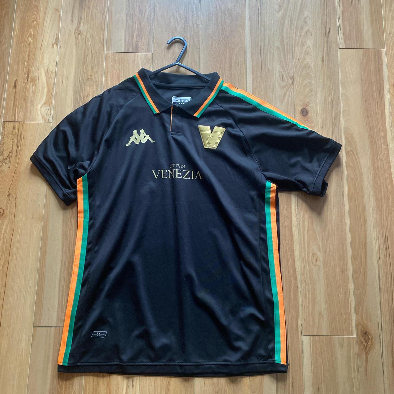 Retro Venezia football top Large Condition great | Depop