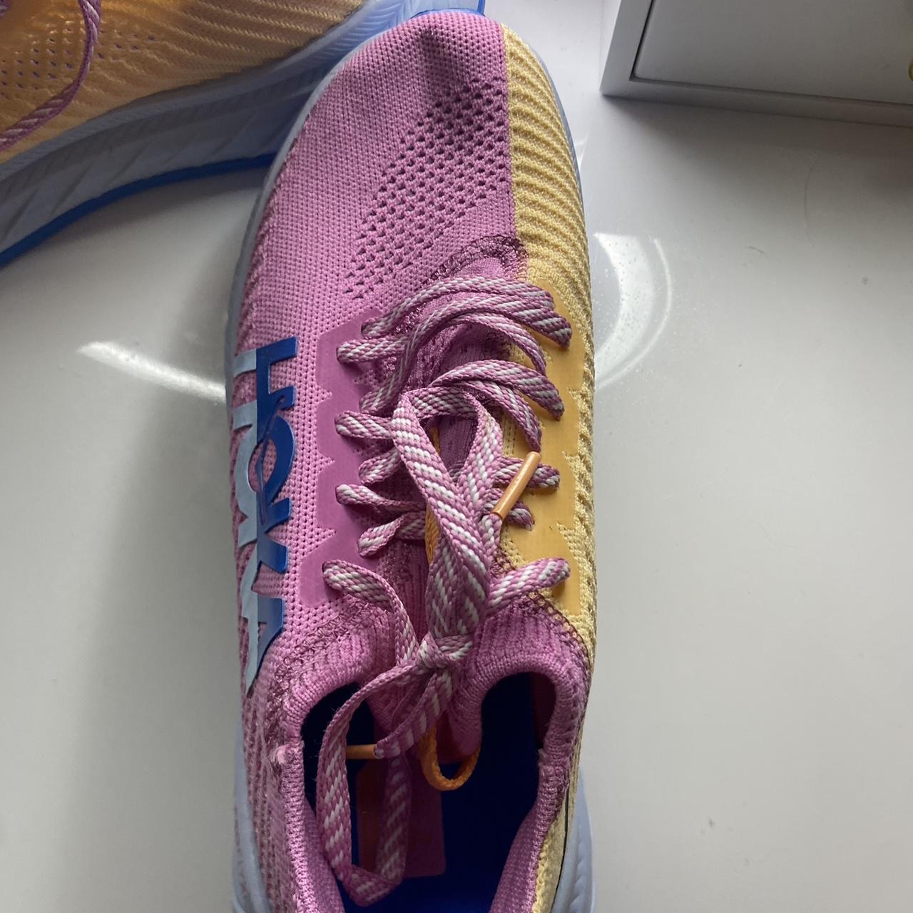 Hoka multi-coloured running shoes #running #athletic - Depop