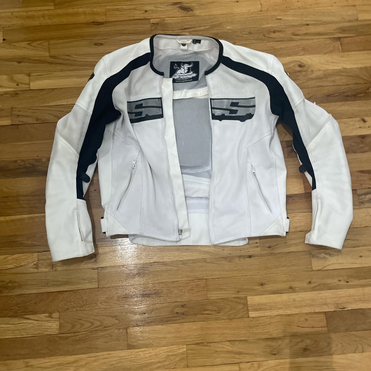 vintage y2k speed and strength armored plated white... | Depop