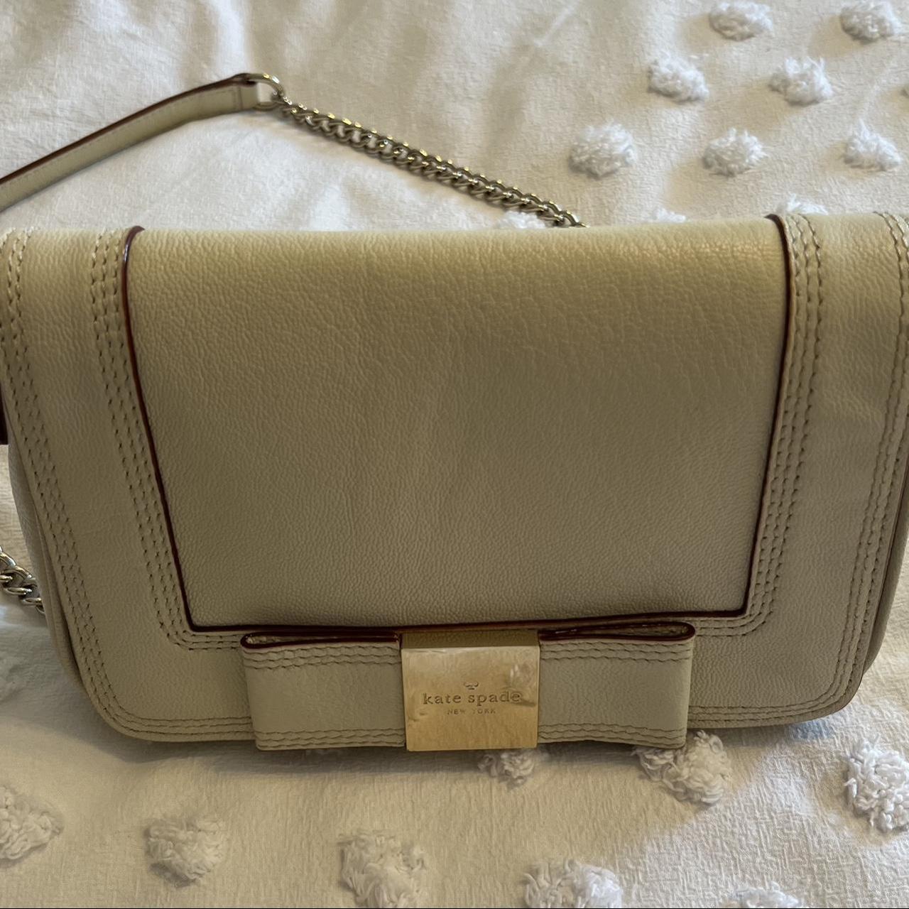 Kate Spade New York cream purse with dust bag - Depop
