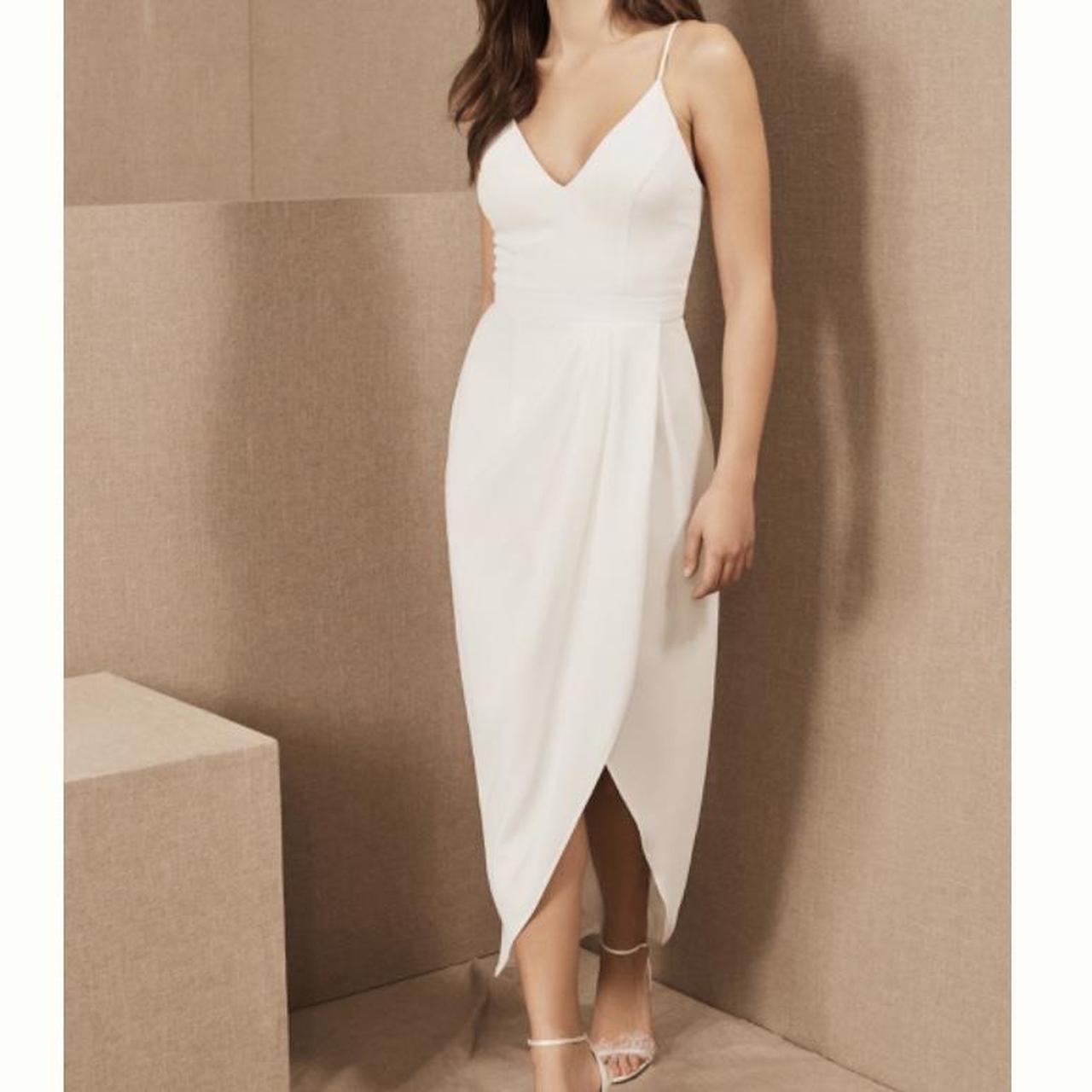 Bhldn Womens White Dress Depop