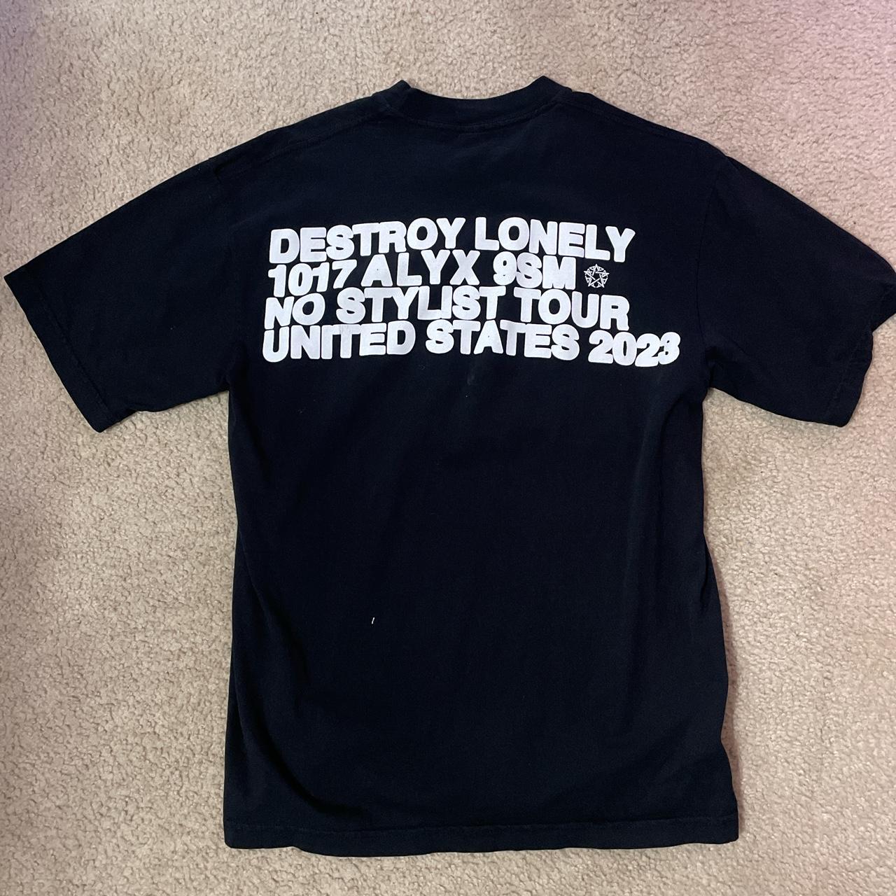 destroy lonely no stylist 2023 tour shirt - Small... - Depop
