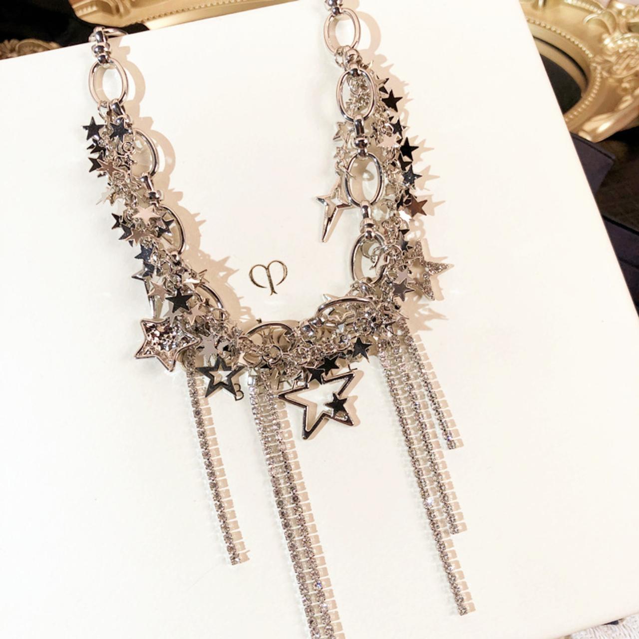 Niche versatile clavicle chain neck chain... - Depop