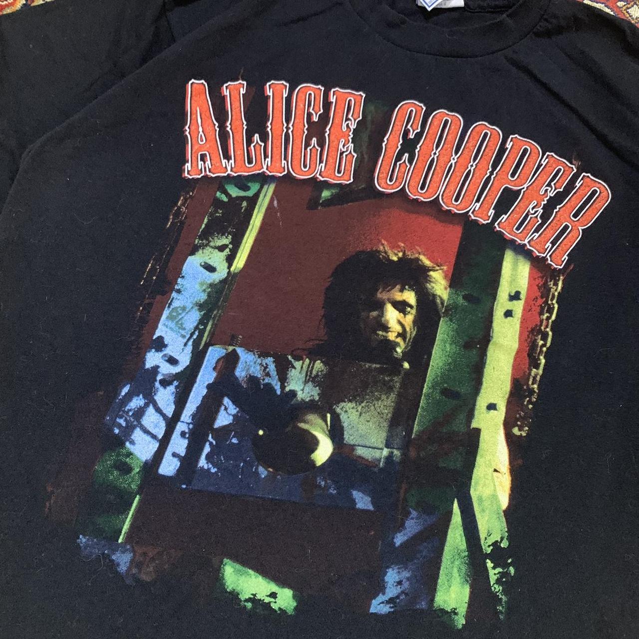 Vintage Tshirt Alice Cooper 1999 rock-n-roll | Depop Vintage Tshirt Alice Cooper 1999 rock-n-roll | Depop