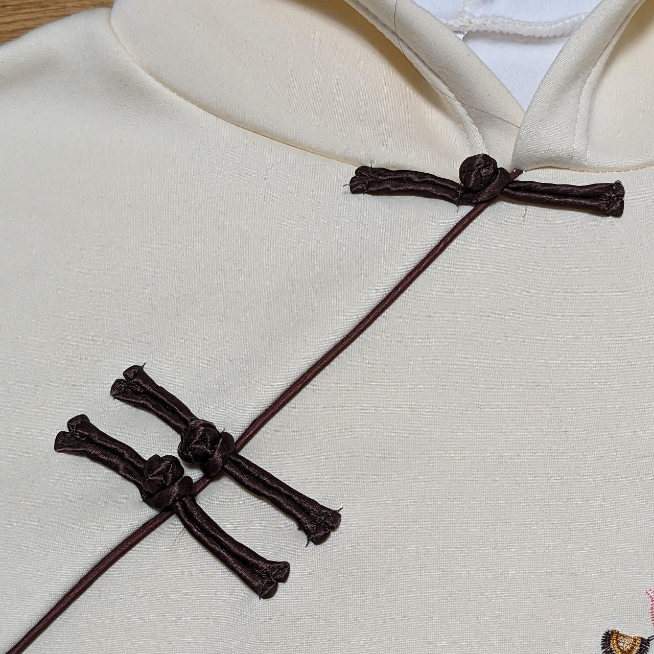 Modakawa Japanese cream bunny embroidered... - Depop