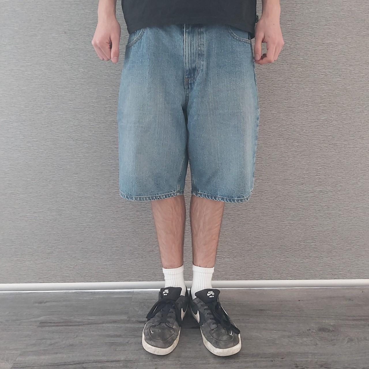 Denim jorts. Good condition. size 36. Vintage target... - Depop