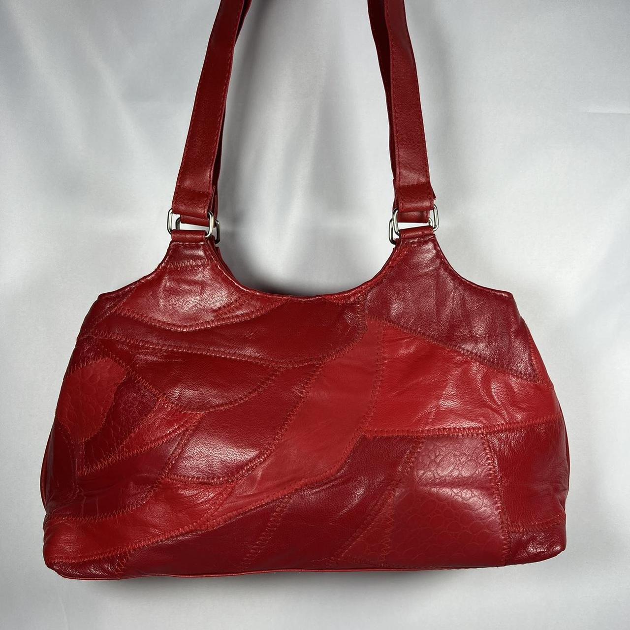 Red shoulder bag. This is a stunning, vibrant red... - Depop