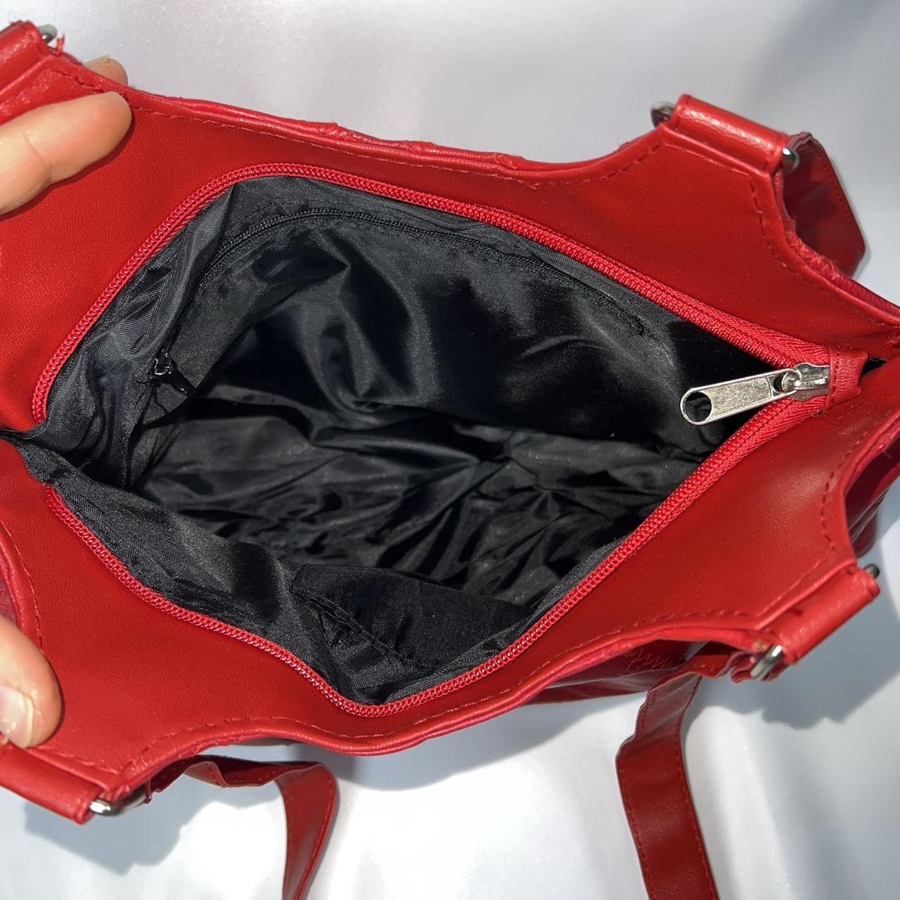 Red shoulder bag. This is a stunning, vibrant red... - Depop