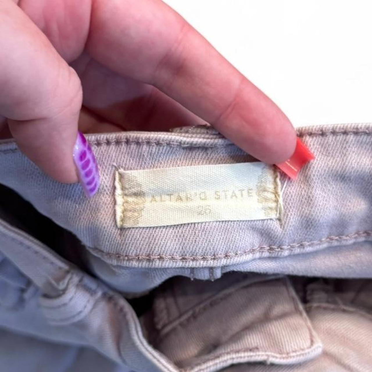 Lavender Bell Bottom Flare Jeans Brand is Altar’d... | Depop