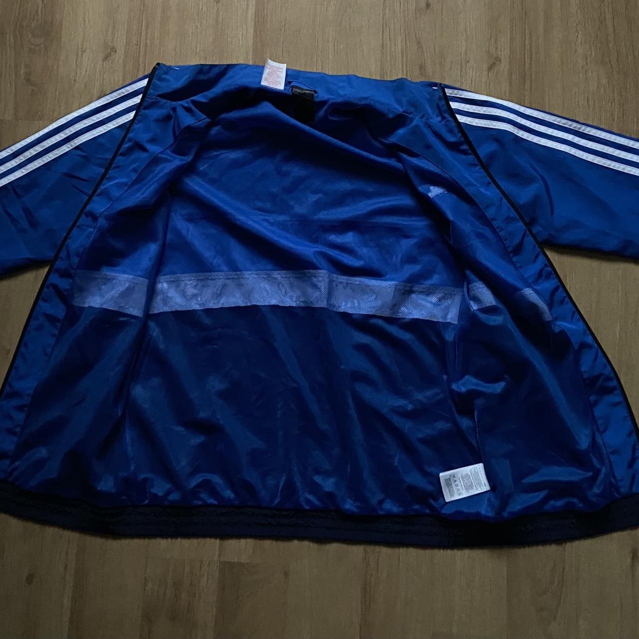 Retro styled blue gradient adidas... - Depop