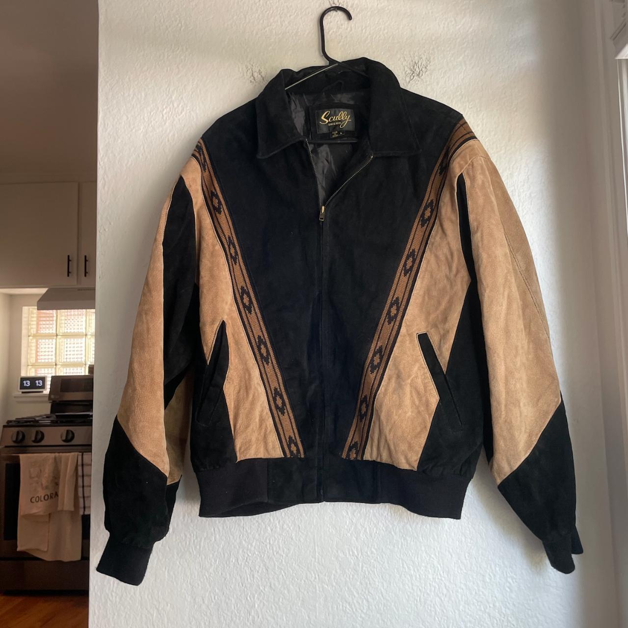 Vintage Scully brand Suede leather jacket Can be a... - Depop