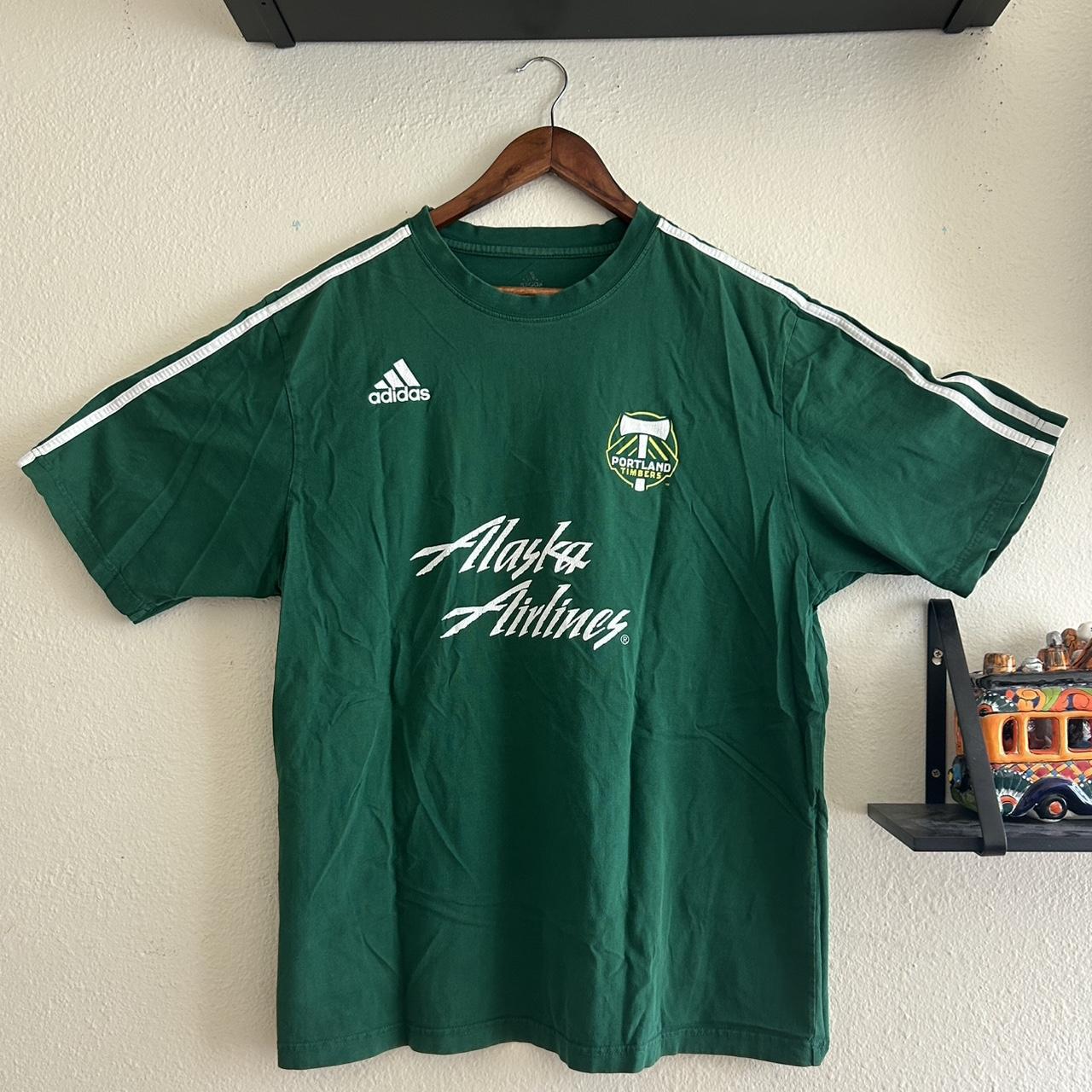 Adidas Portland Timbers T-Shirt Vintage Jersey -... | Depop