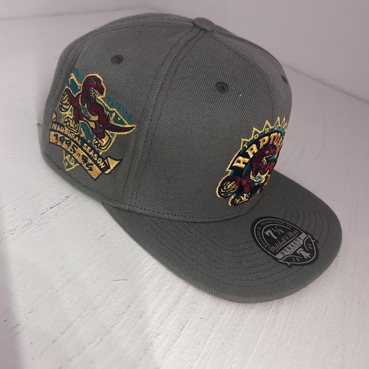 7 1/2 vintage 1995 styled Toronto raptors fitted hat... - Depop