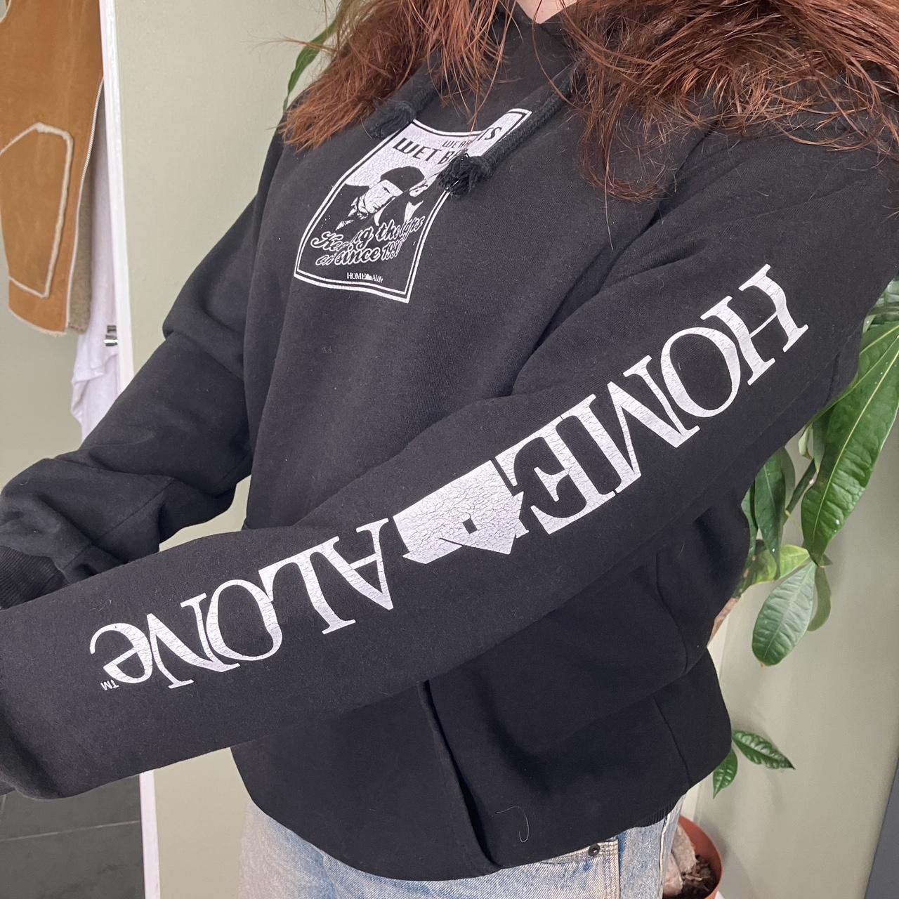 Home alone merch from the 2000s, black hoodie... - Depop