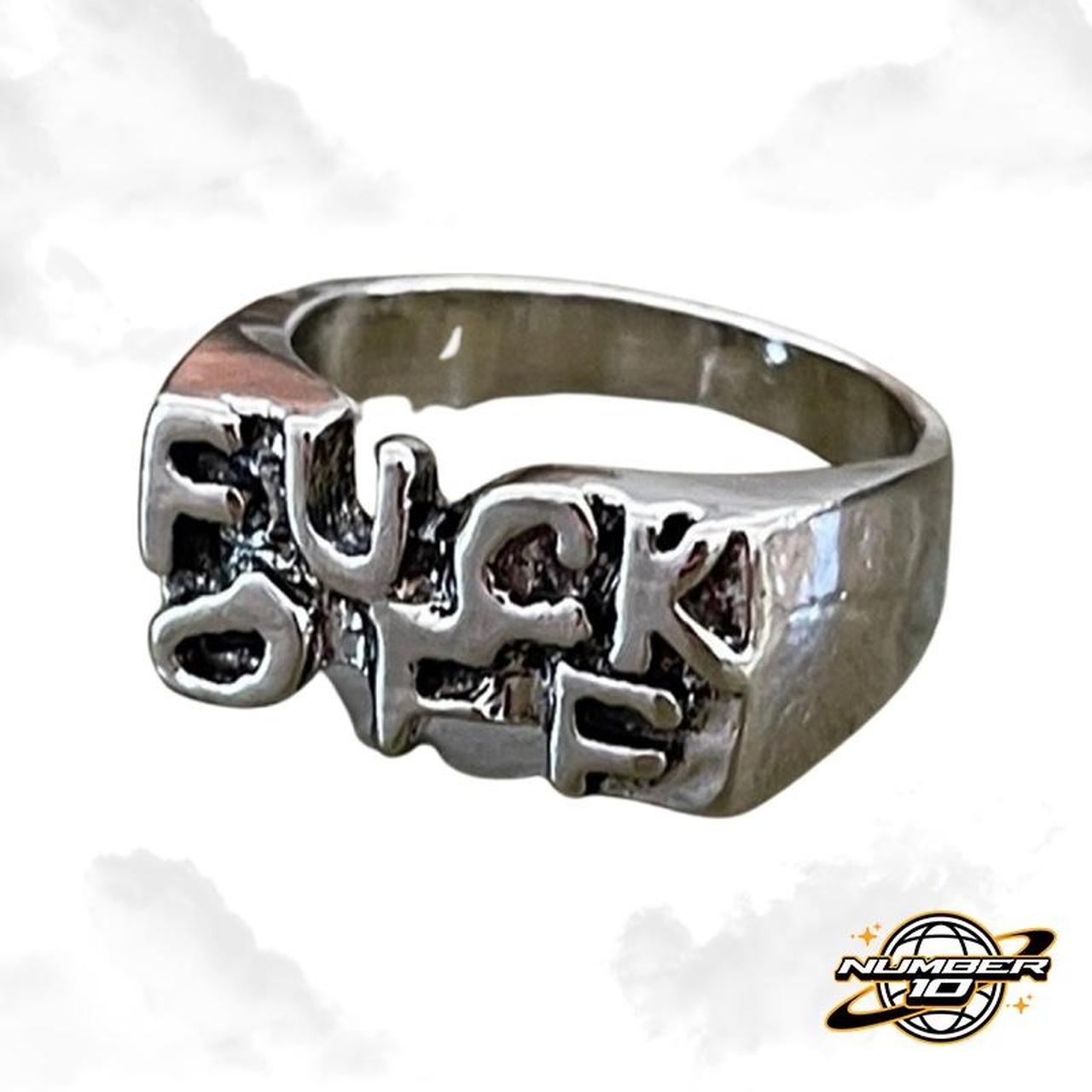 F*** OFF ring by NUMBER10™ Unleash your inner... - Depop