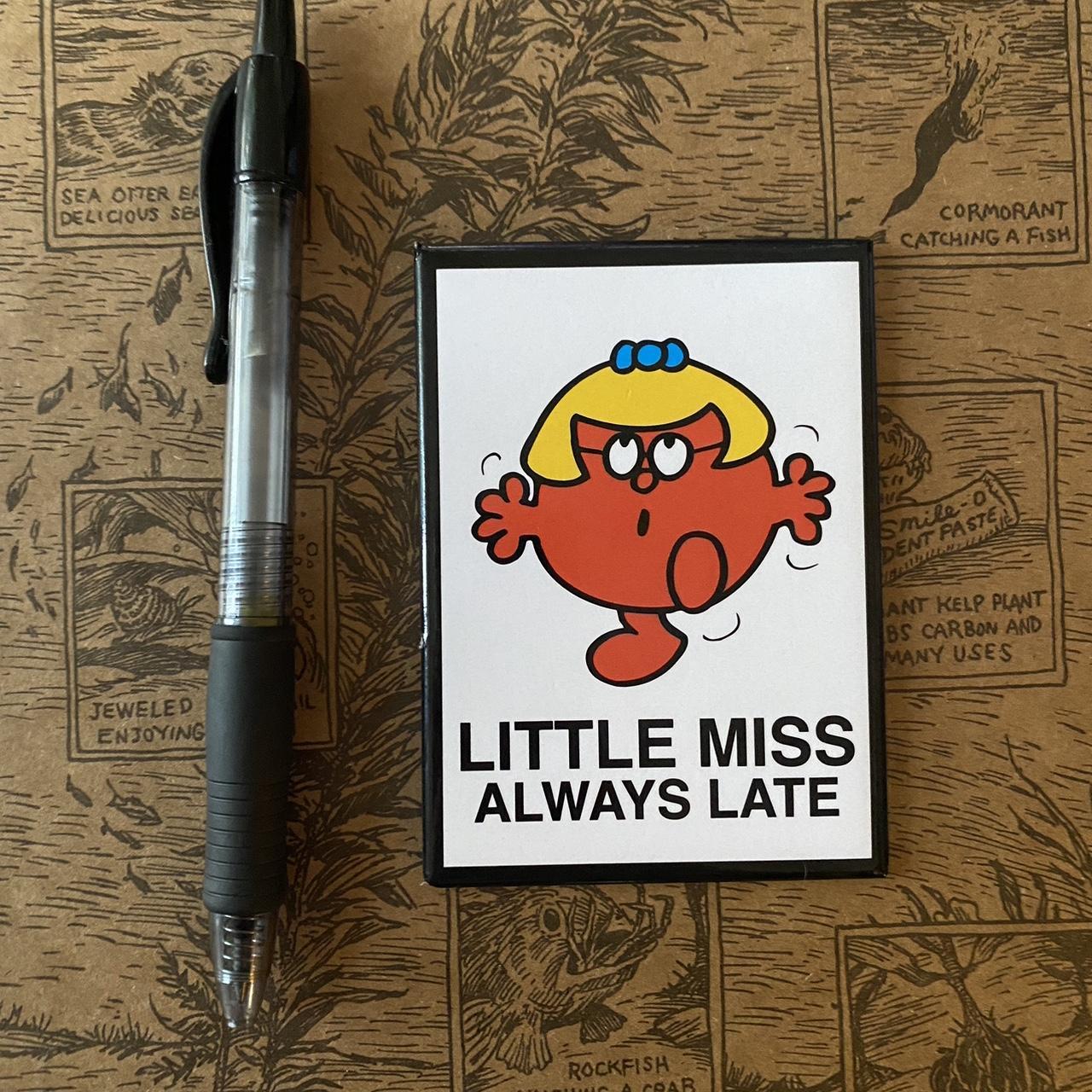 ‘little miss always late’ fridge... - Depop