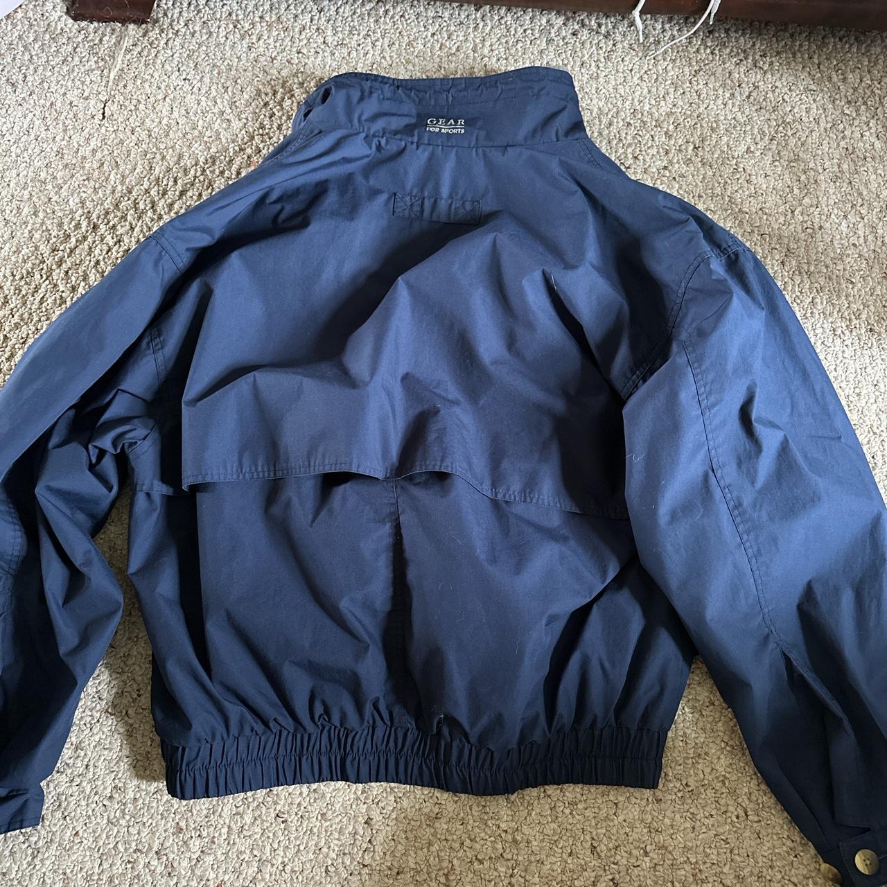 Blue/grey sports jacket, custom: Central Air Southwest - Depop