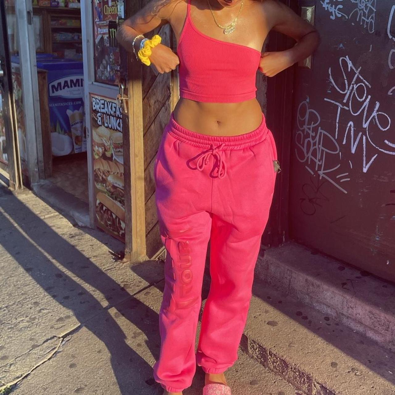 pink one strap top from Sorella Boutique, $20 on... - Depop