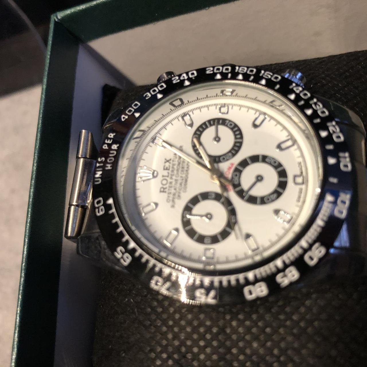 Rolex Daytona reverse panda rep Brilliant quality... - Depop