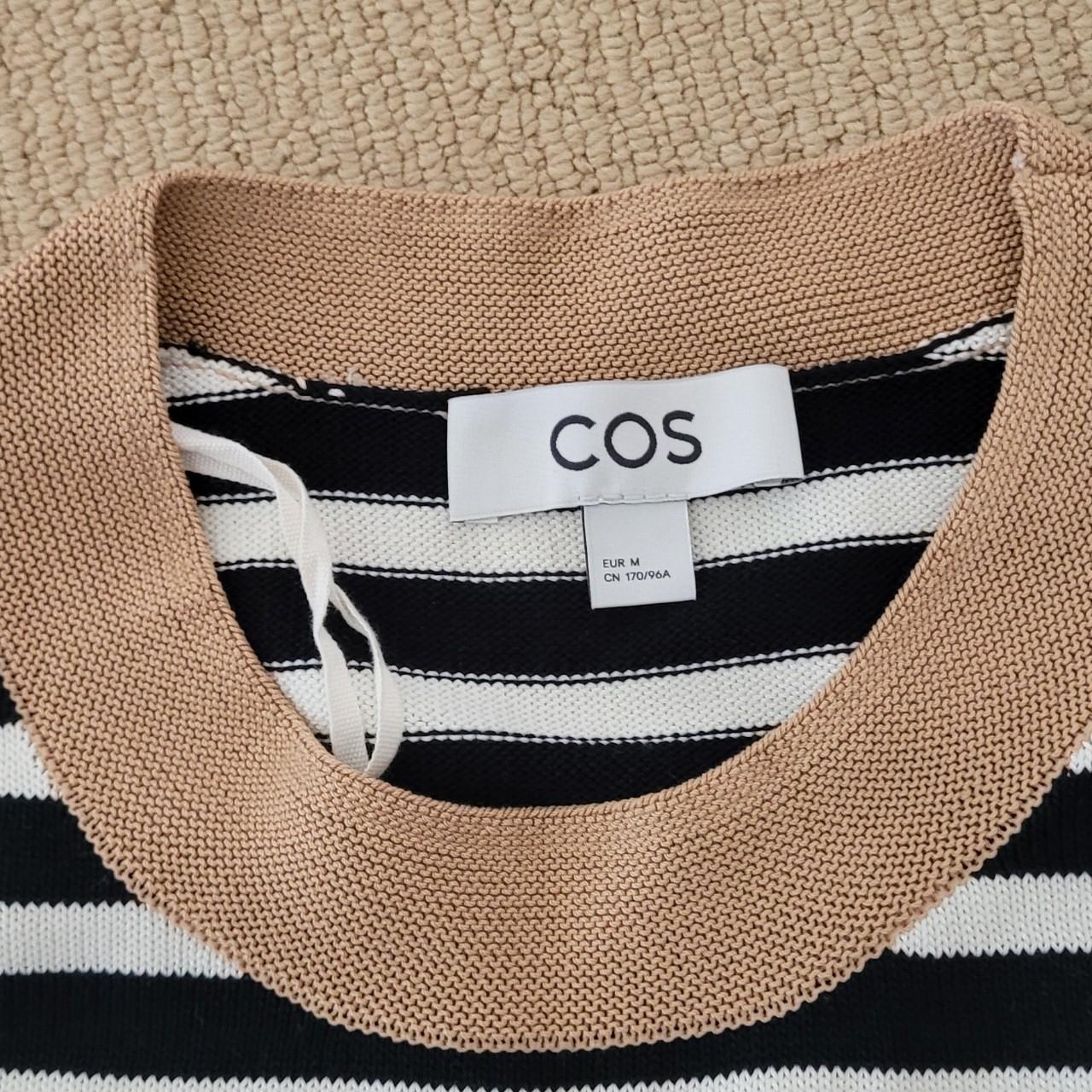 COS knitted striped tshirt Sz M NWOT RRP $65 It's... - Depop