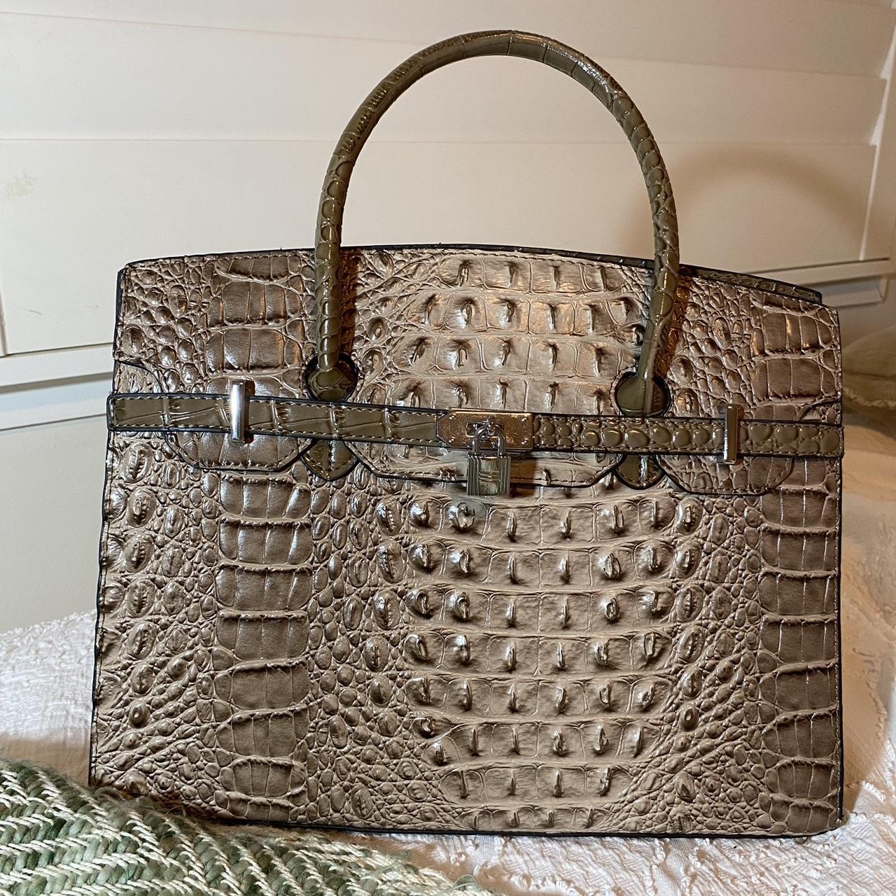 Berkin Inspired Tote bag with silver key and... - Depop