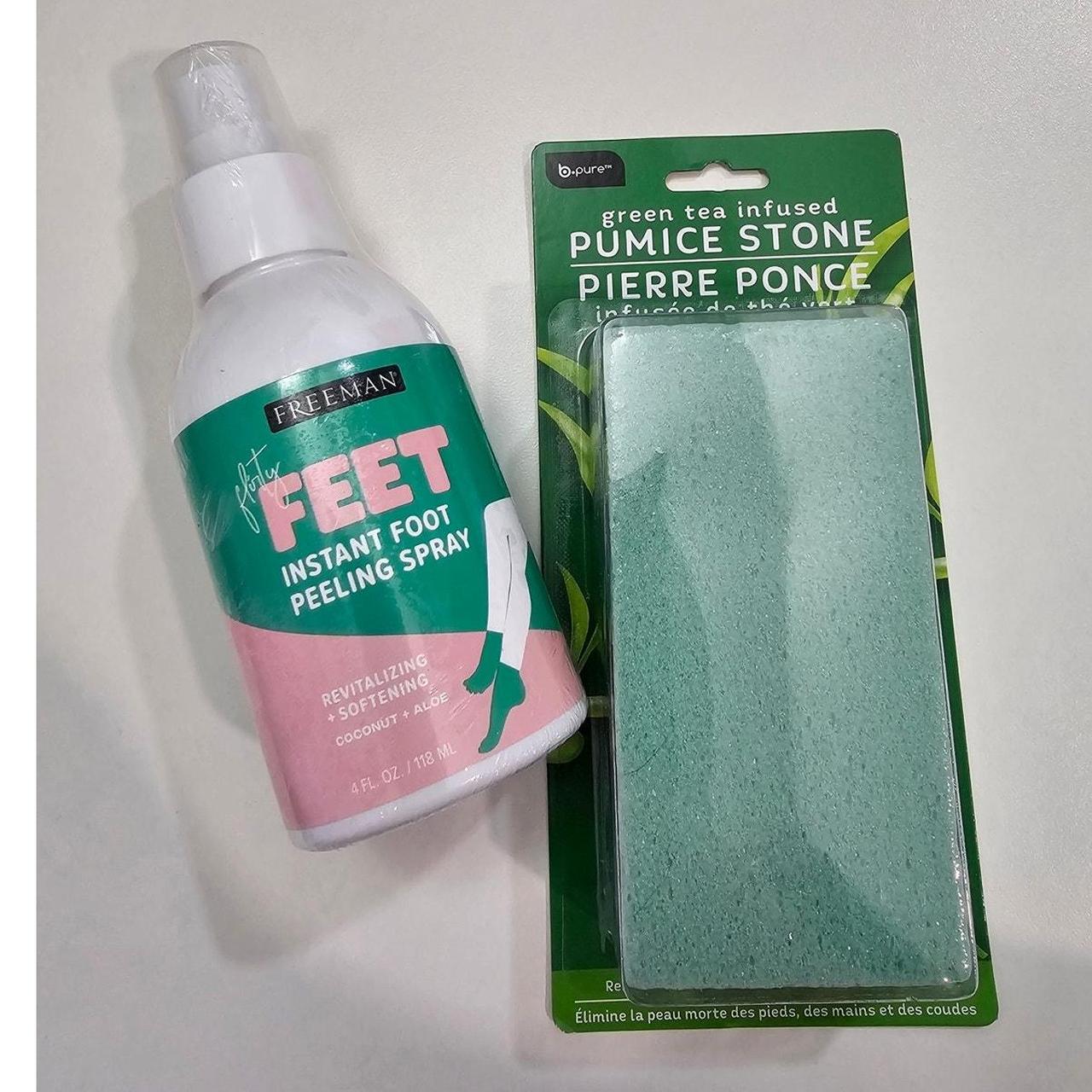 Freeman 4oz spray and green tea pumice stone - Depop