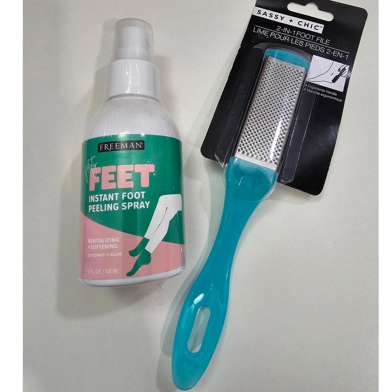 Freeman 4oz spray and 2 in 1 foot file - Depop