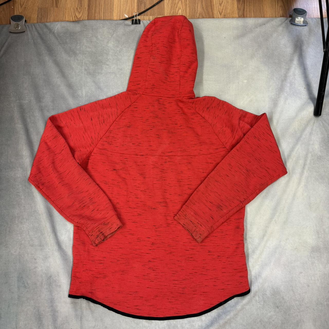 Vintage Nike tech fleece red men’s Large slight... - Depop