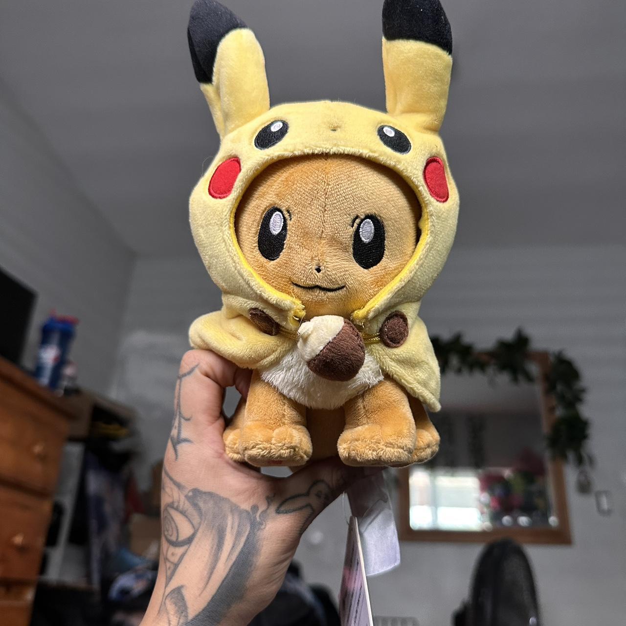 Eevee cosplaying pikachu :) New with tags #plush... | Depop