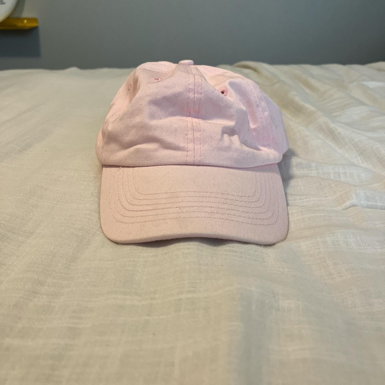 soft pink baseball cap - adjustable - Depop