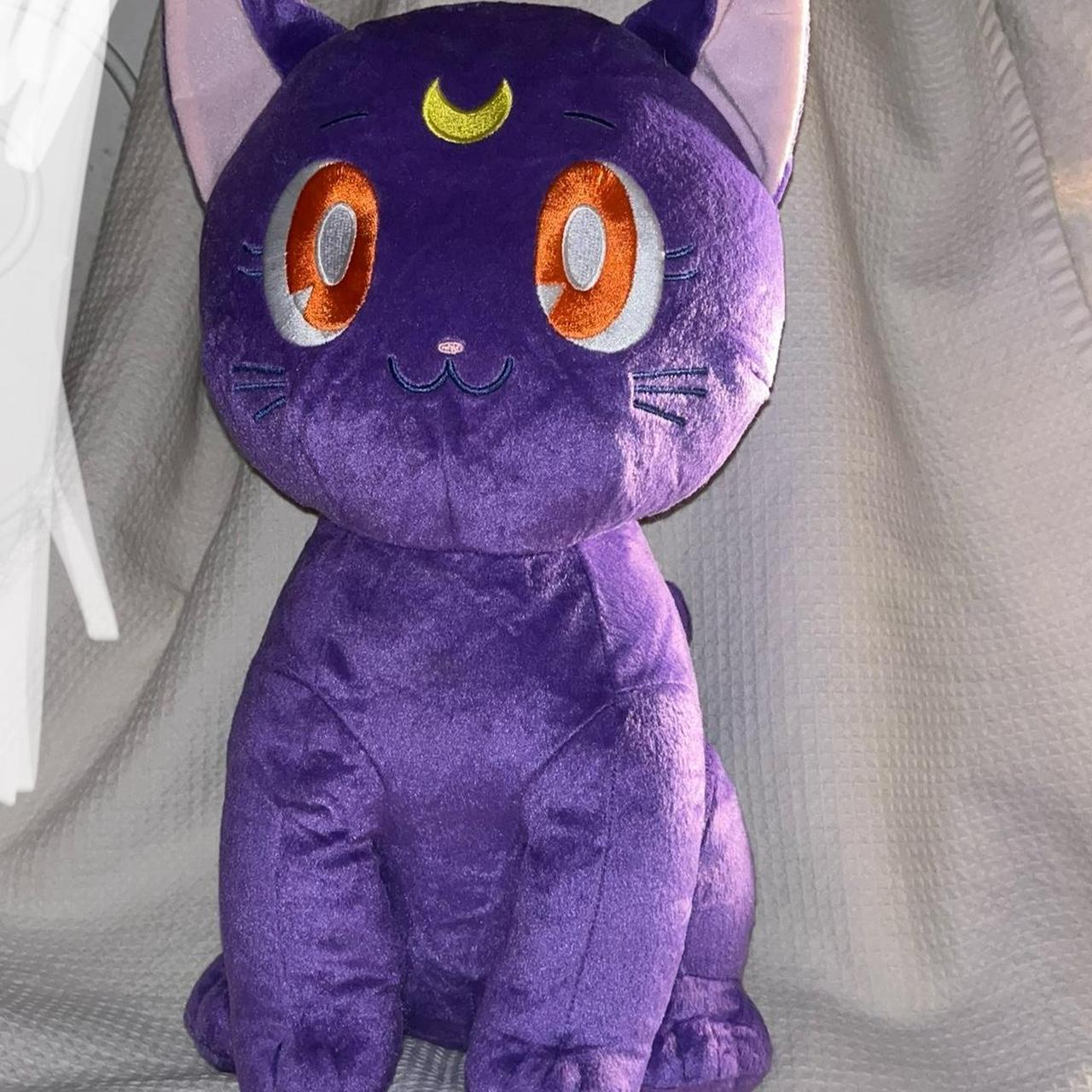 Luna plush from sailor moon anime still has the... - Depop