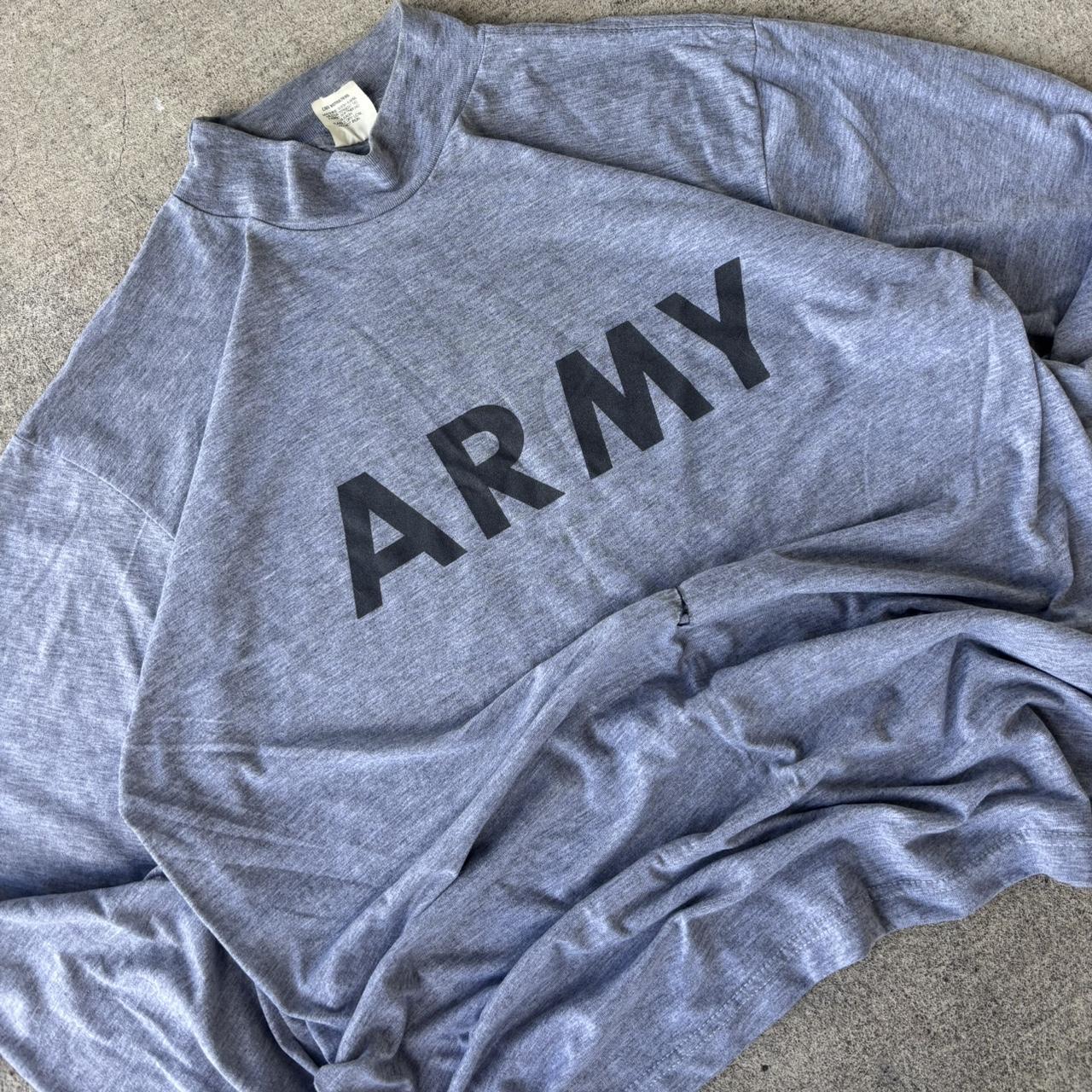 Vintage Military Army Sweater Army longsleeve... | Depop