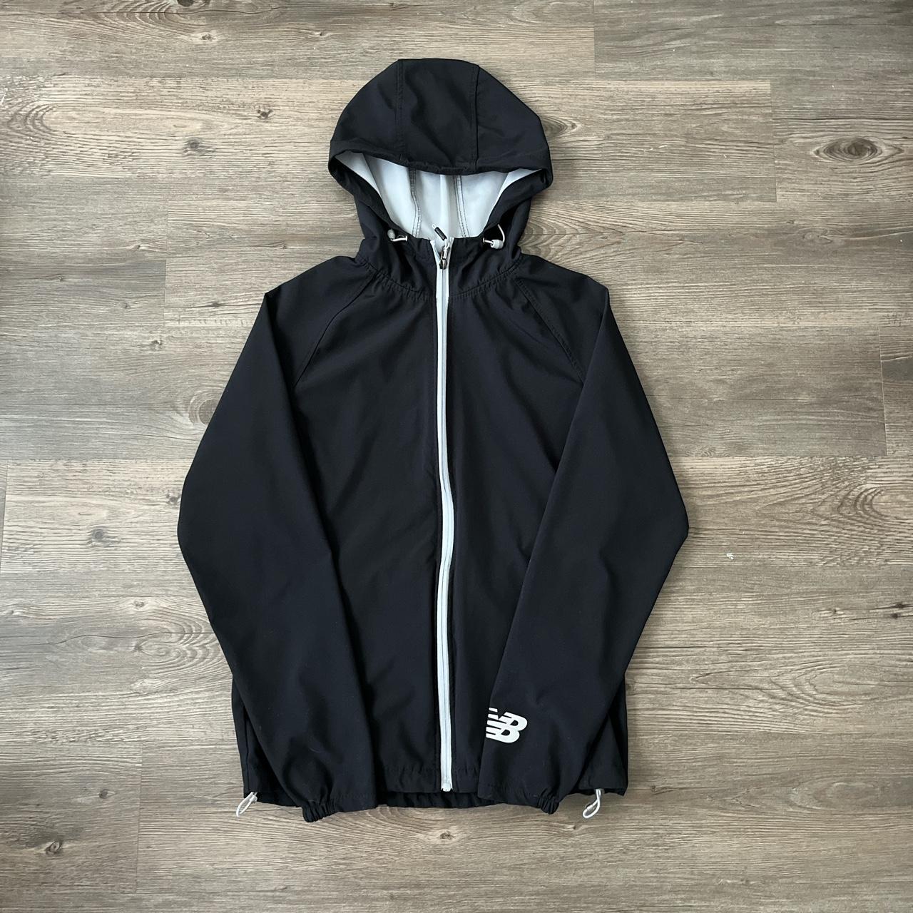New balance windbreaker Hole inside the right... - Depop