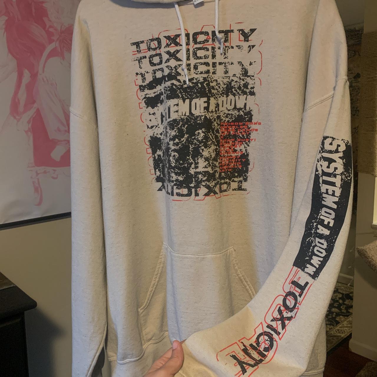 System of a Down Toxicity hoodie. Worn with light... - Depop
