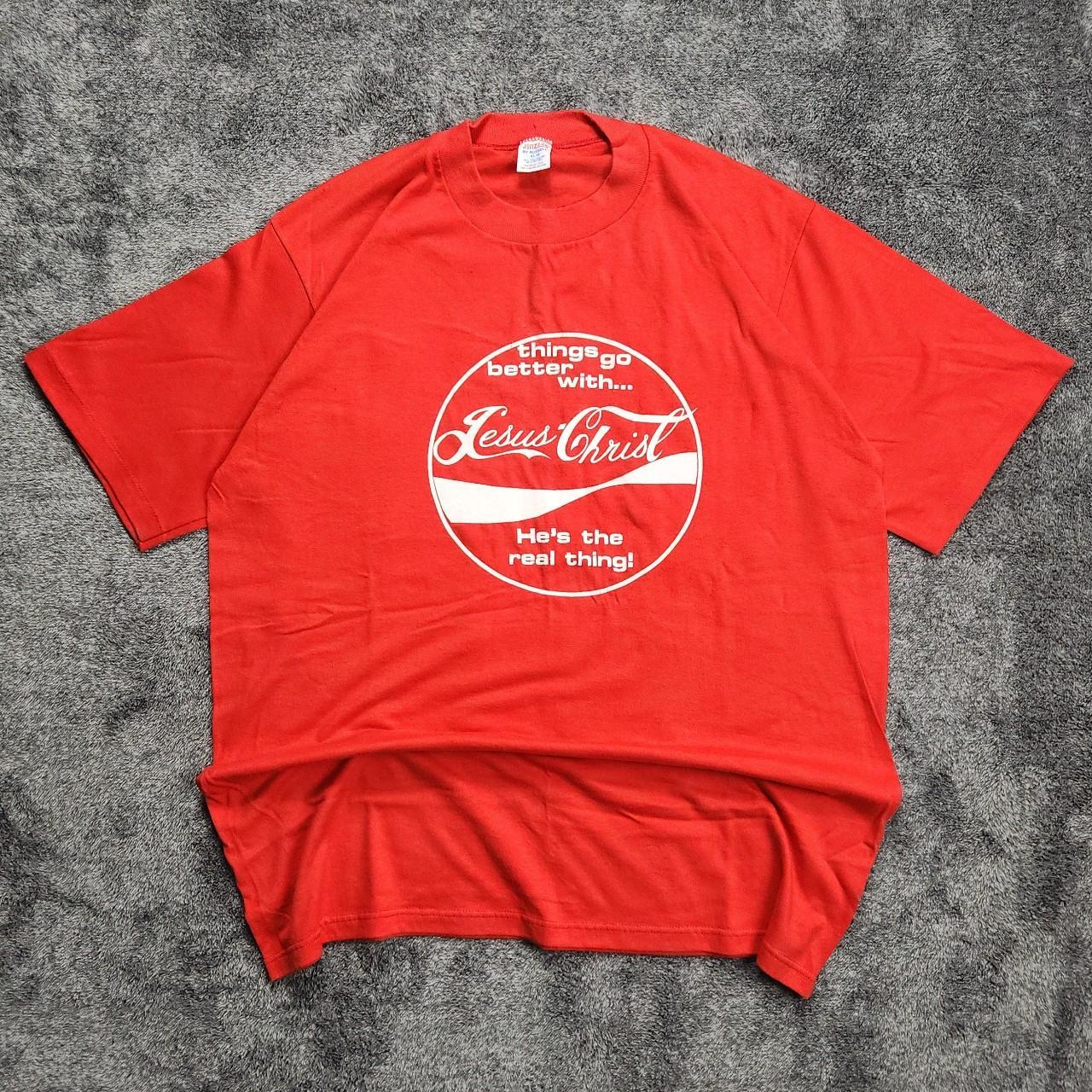 Vintage Coca-Cola Things Go Better with Jesus Christ... | Depop