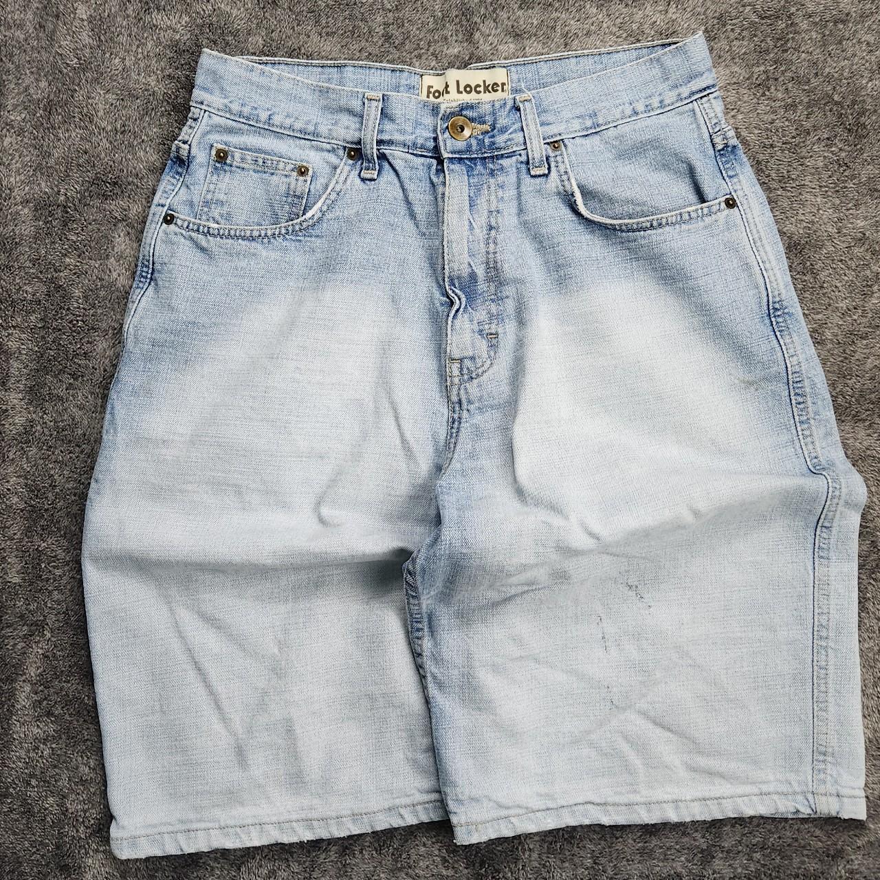 Vintage Foot Locker Jorts Y2K Long Baggy Shorts... | Depop