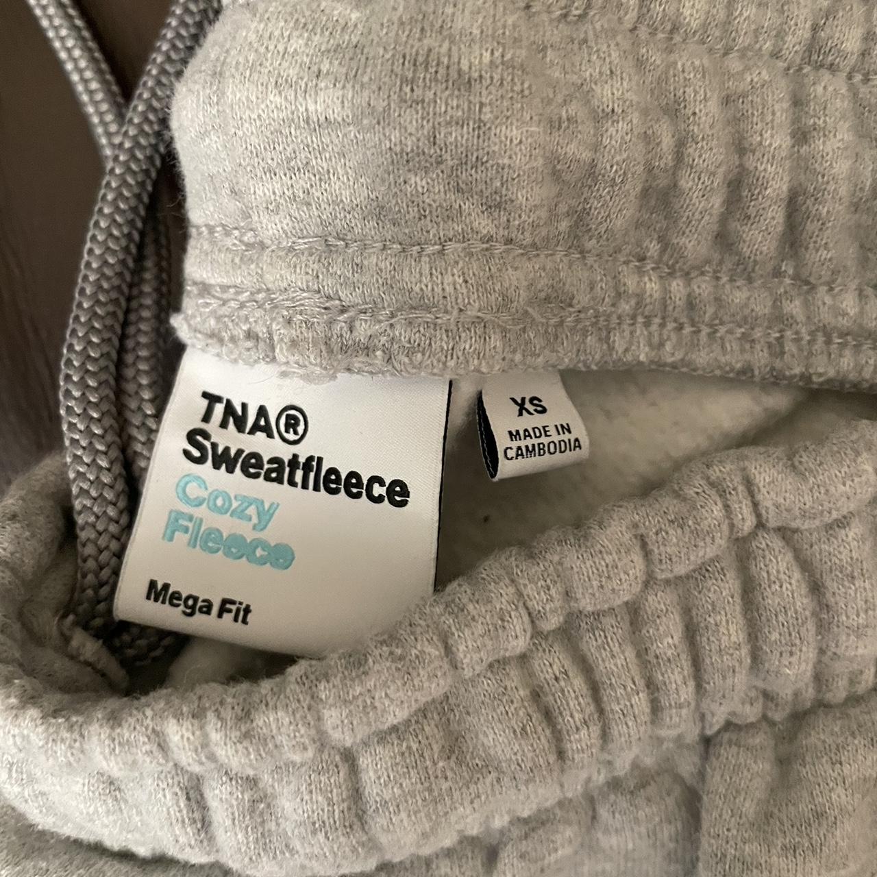 ARITZIA TNA Cozy Fleece Mega Cargo Drawstring... - Depop