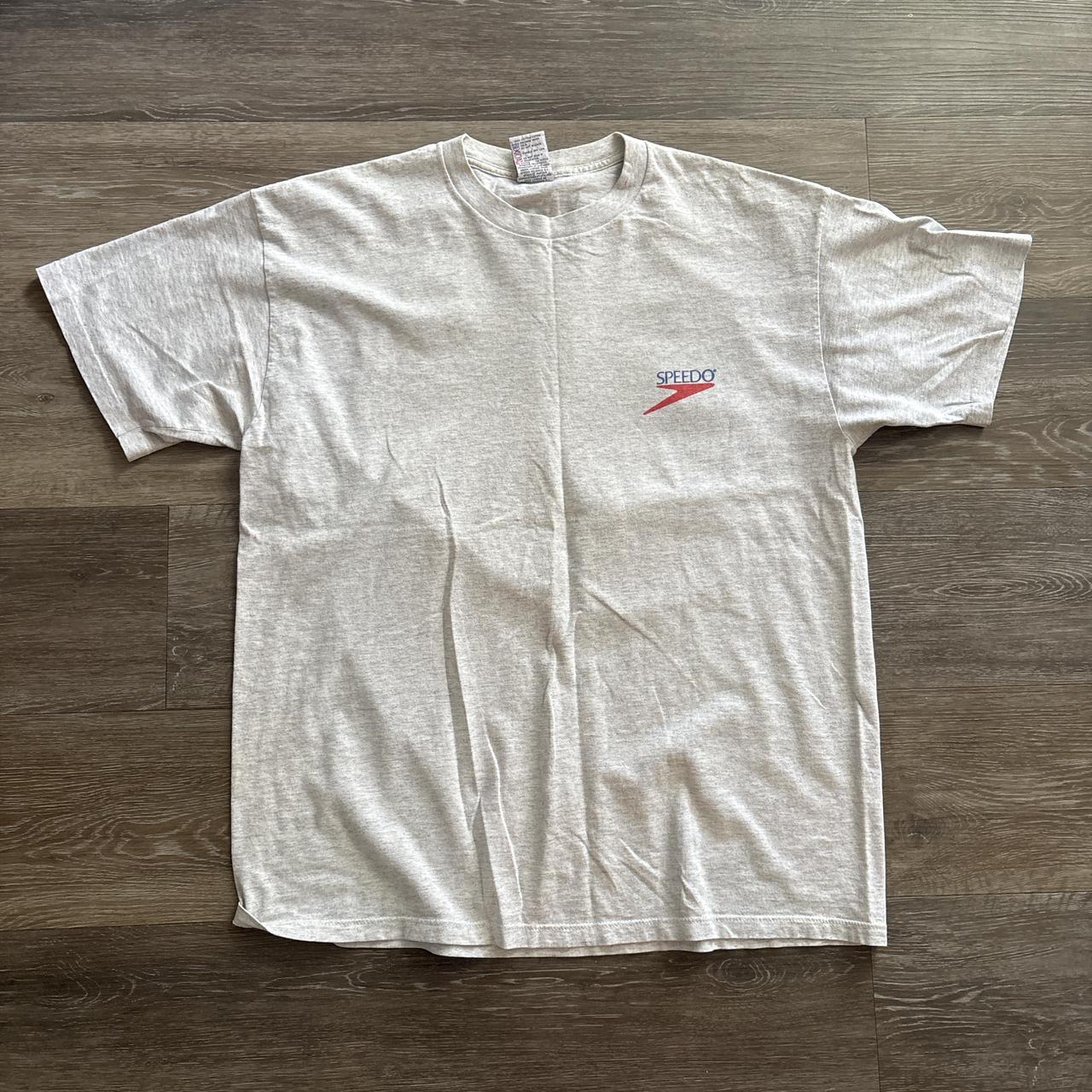 90's speedo swim shirt Size: L - Depop