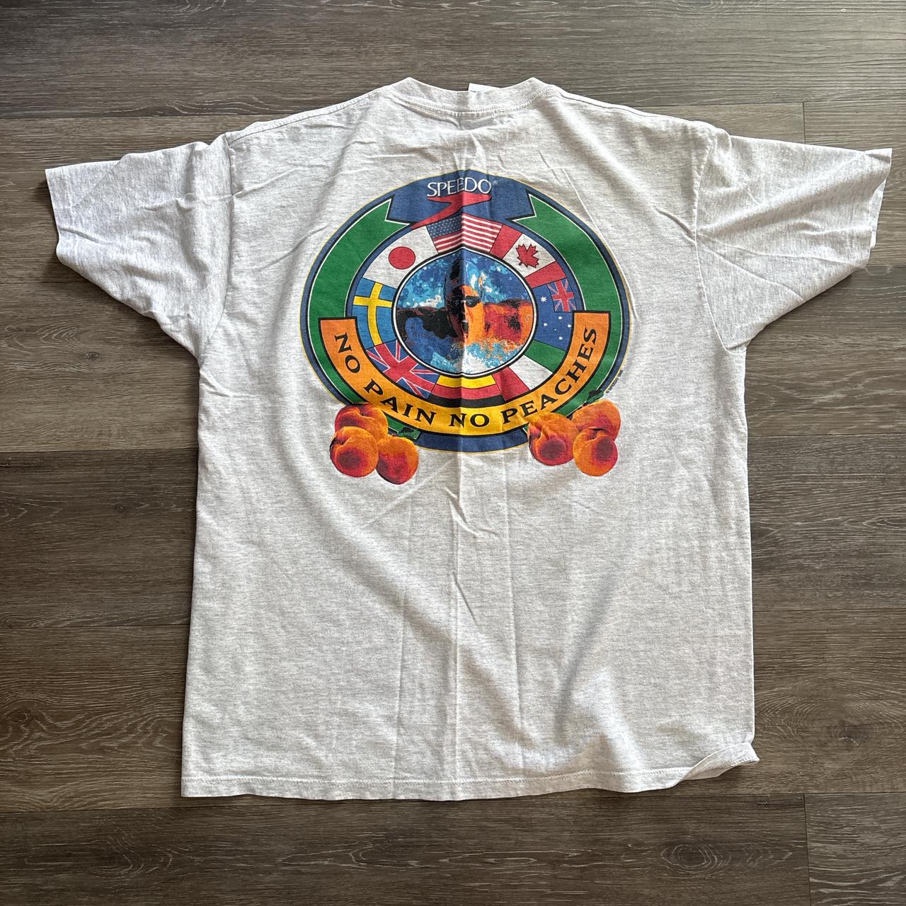 90's speedo swim shirt Size: L - Depop