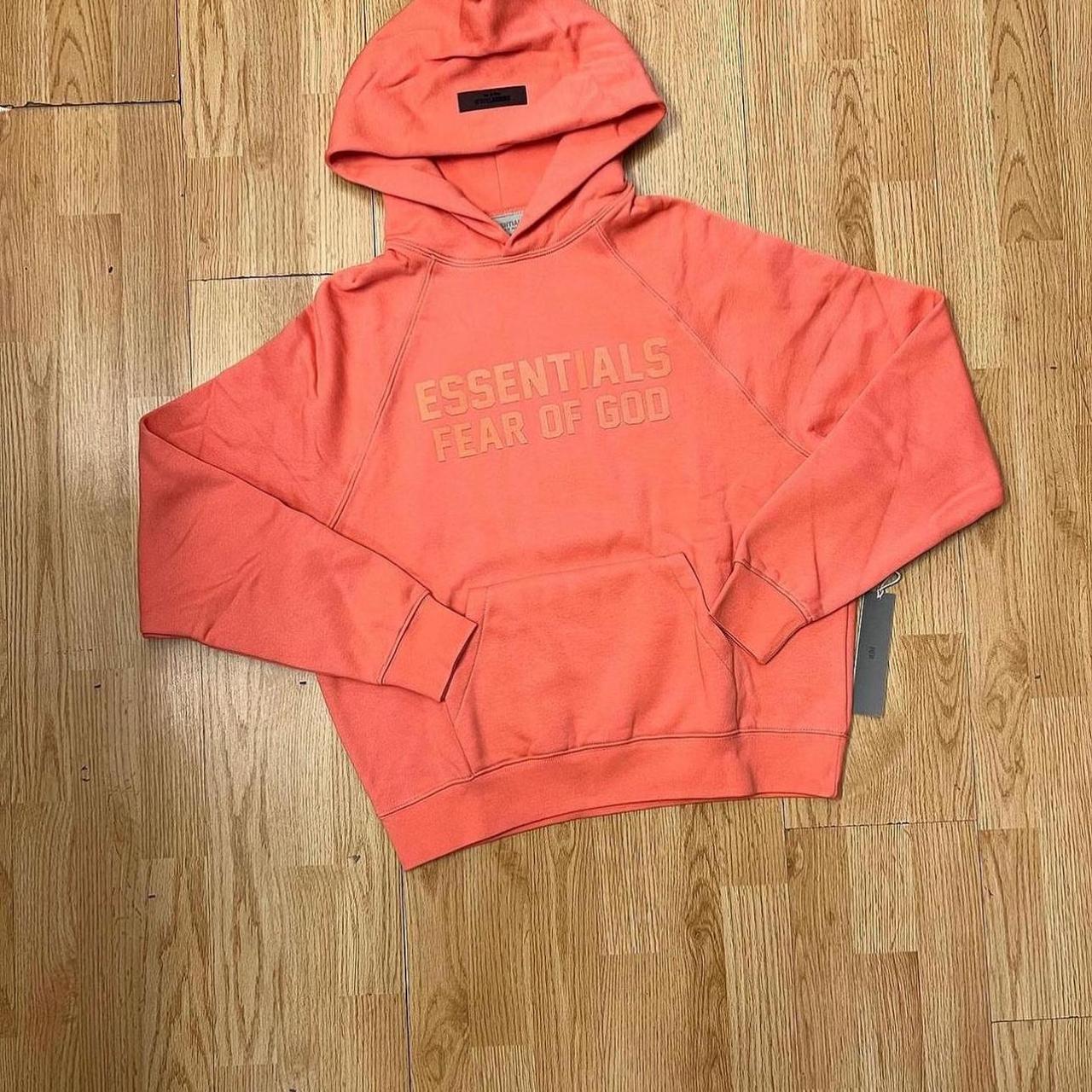 Fear of God Essentials Coral relaxed hoodies (NO... - Depop